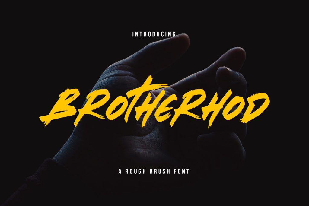 Brotherhood - Brush Script Font - Rometheme