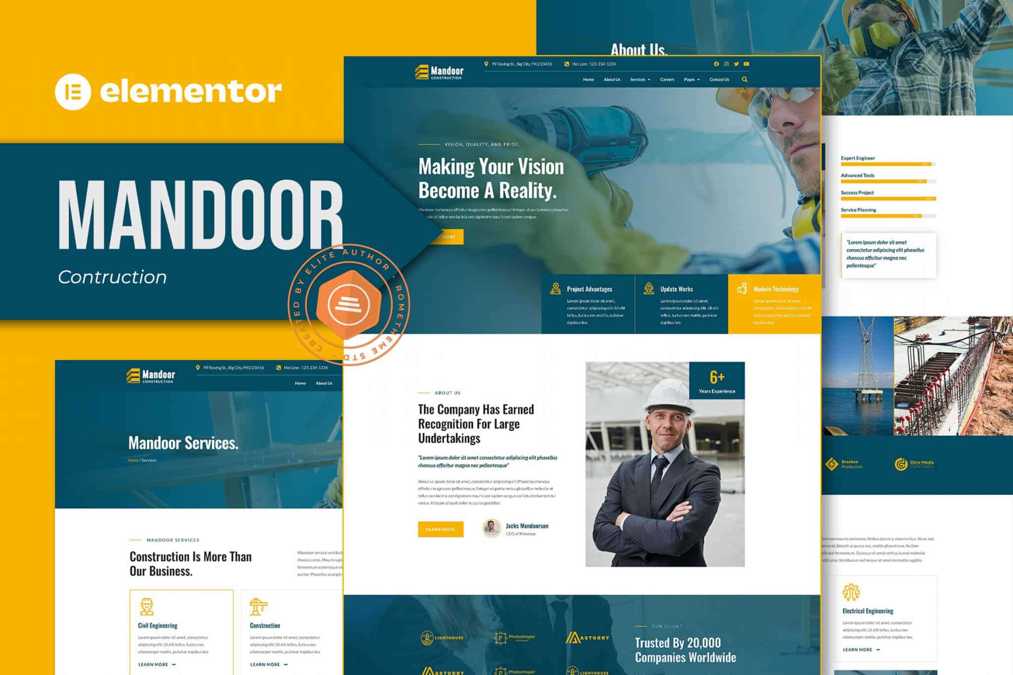 Rometheme – Professional Elementor Website Templates for any project